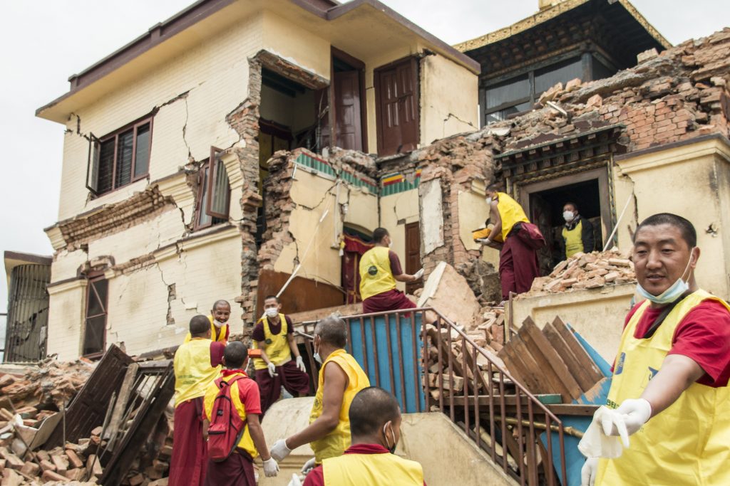 Amid Nepal’s shattered shrines and temples, a religious fatalism sets ...