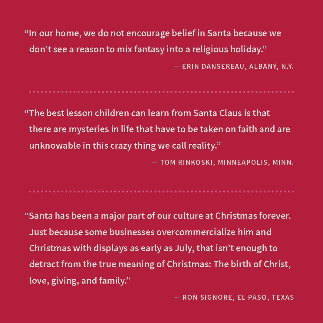 Should Catholic kids believe in Santa? - U.S. Catholic