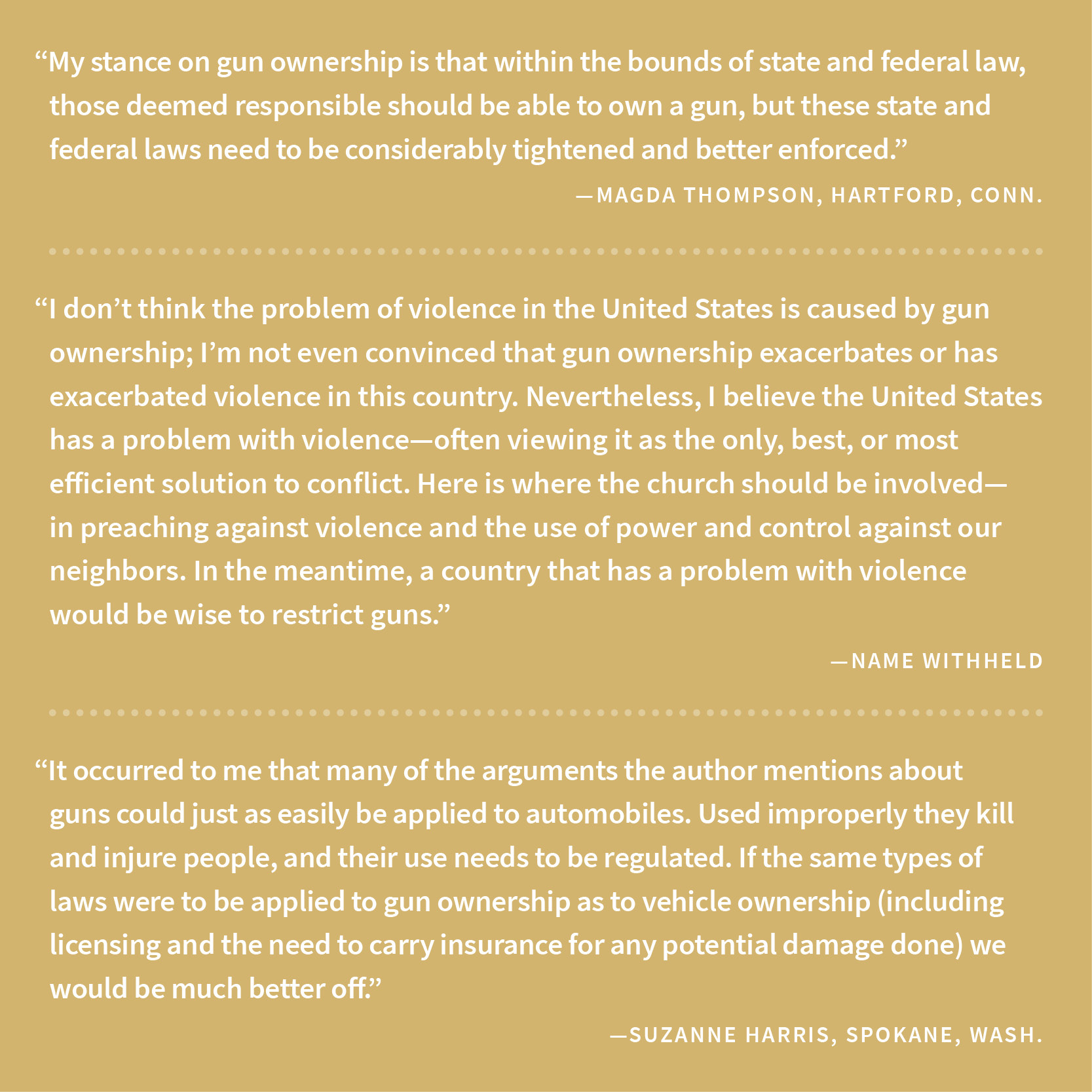 Can gun ownership be ethical? - U.S. Catholic