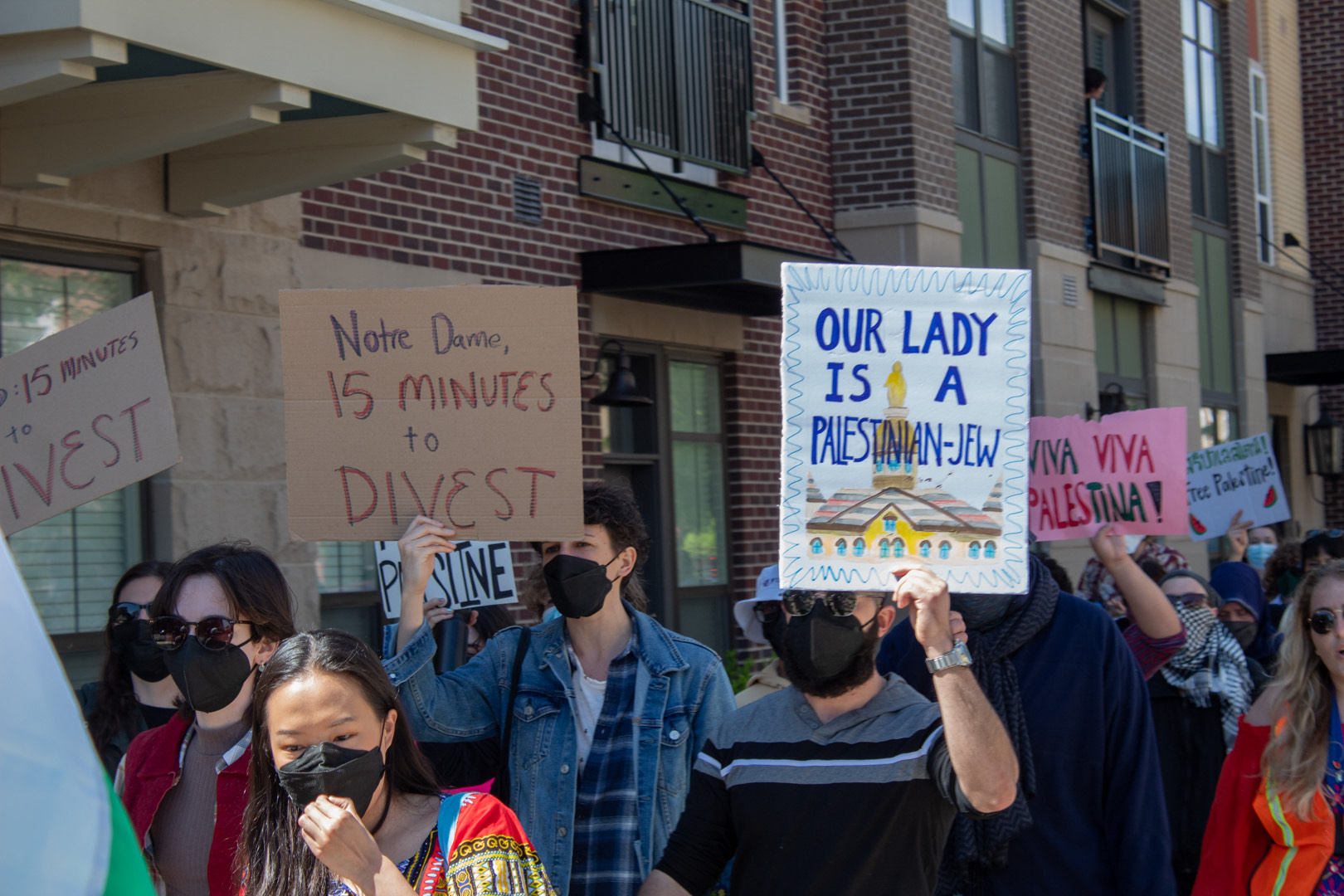 Notre Dame protesters say they are living out Catholic values - U.S ...